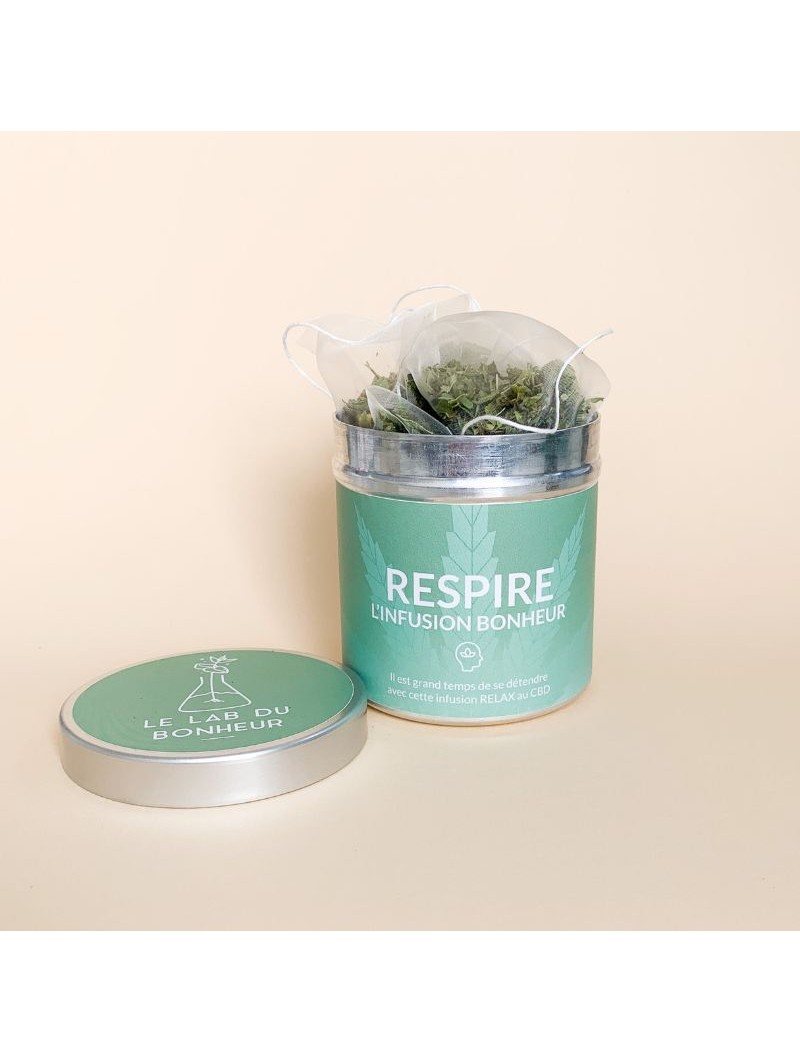 Infusion CBD - Respire en sachet - Le Lab du Bonheur