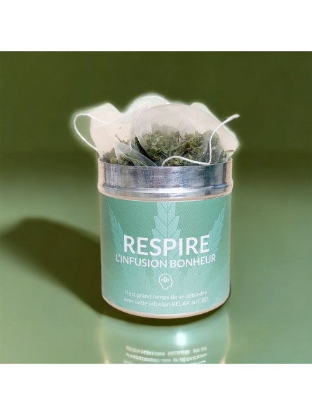 Infusion CBD Respire en sachet - Le Lab du Bonheur