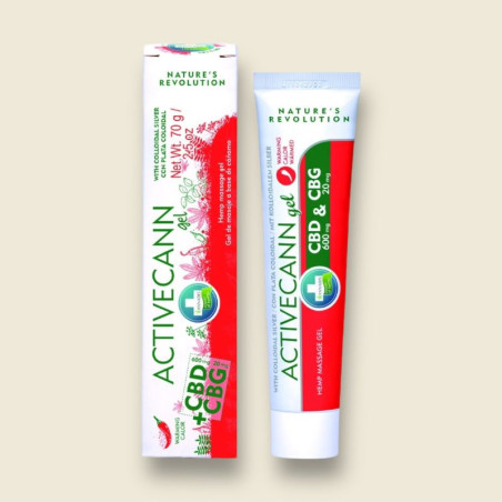 Gel de massage CBD & CBG chaud Activecann - 75ml - Annabis