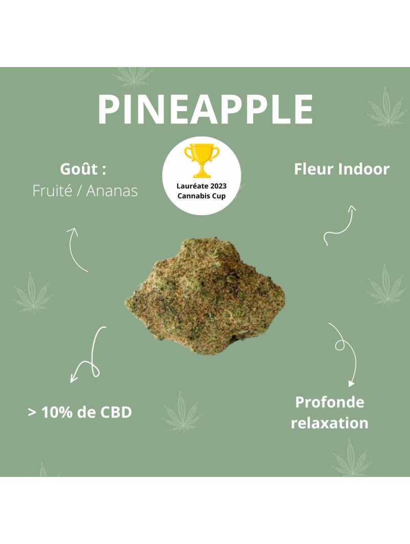 Fleurs de CBD - La Pineapple - Le Lab du Bonheur